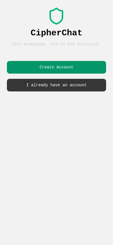 CipherChat Messenger