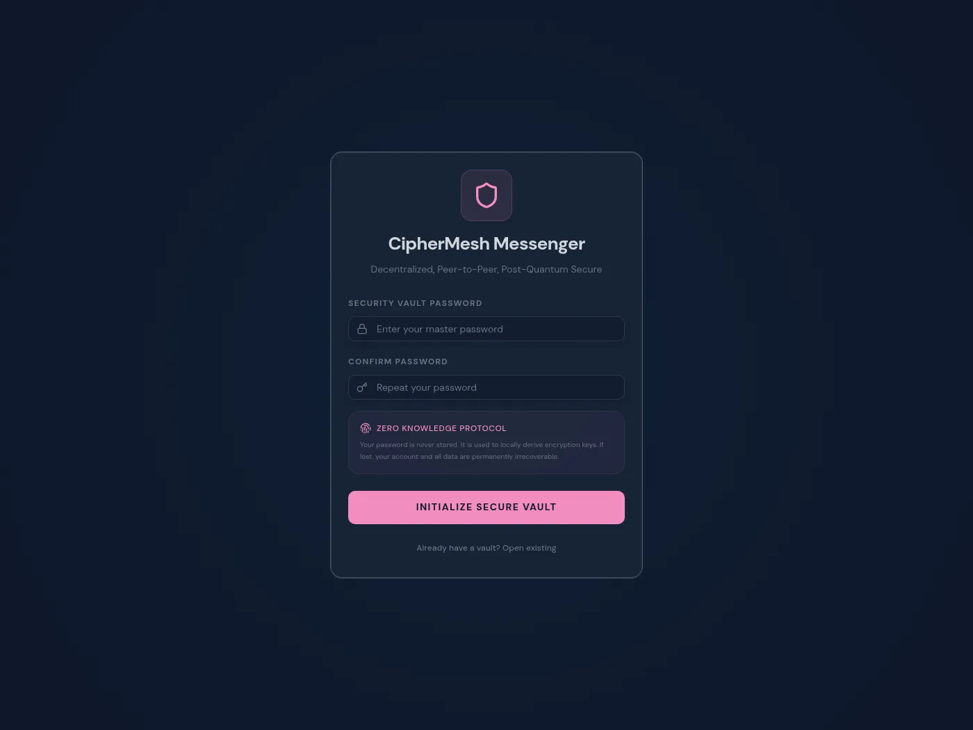 CipherMesh Messenger