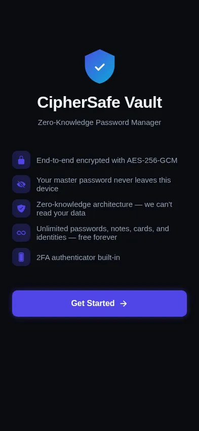 CipherSafe Vault