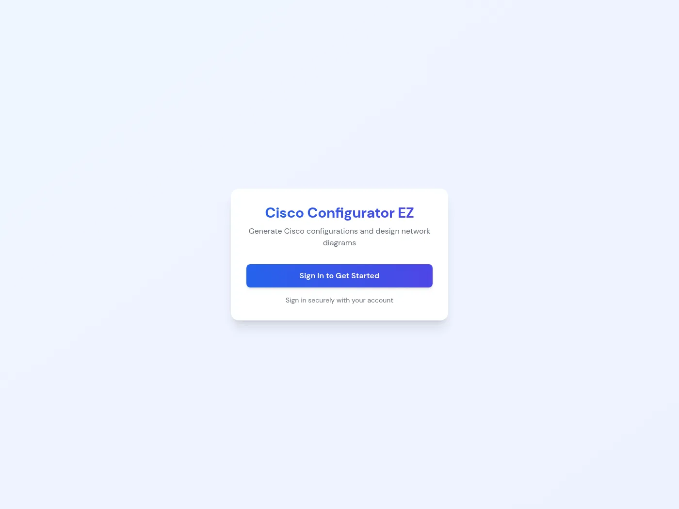 Cisco Configurator EZ