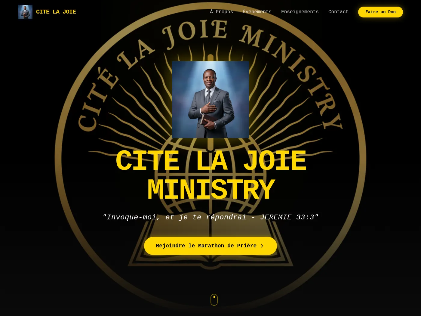 CITE LA JOIE Ministry Site