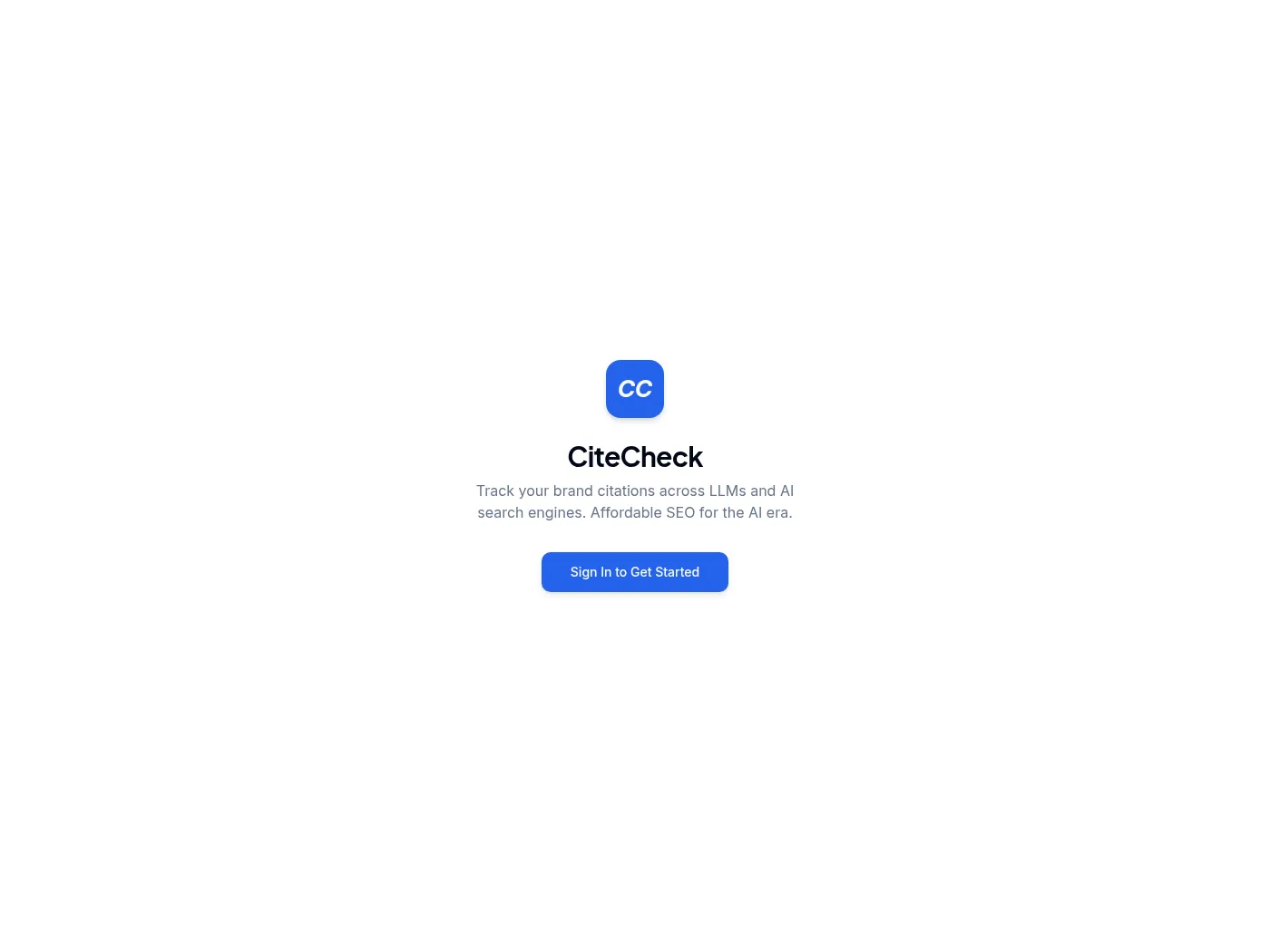 CiteCheck Dashboard