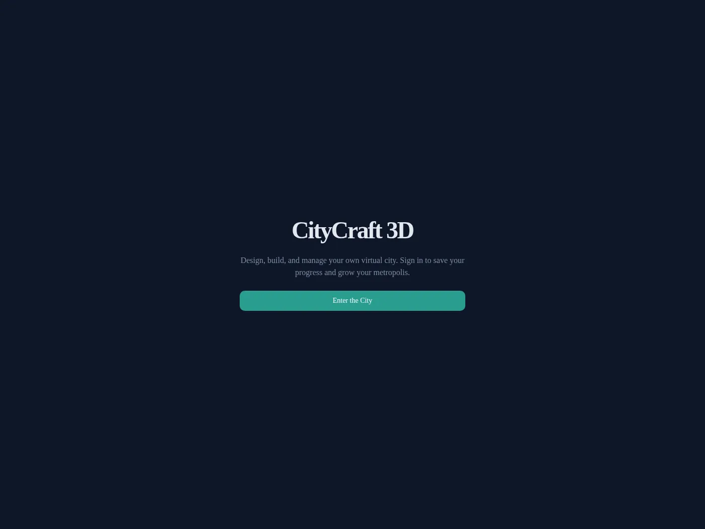 CityCraft 3D Builder
