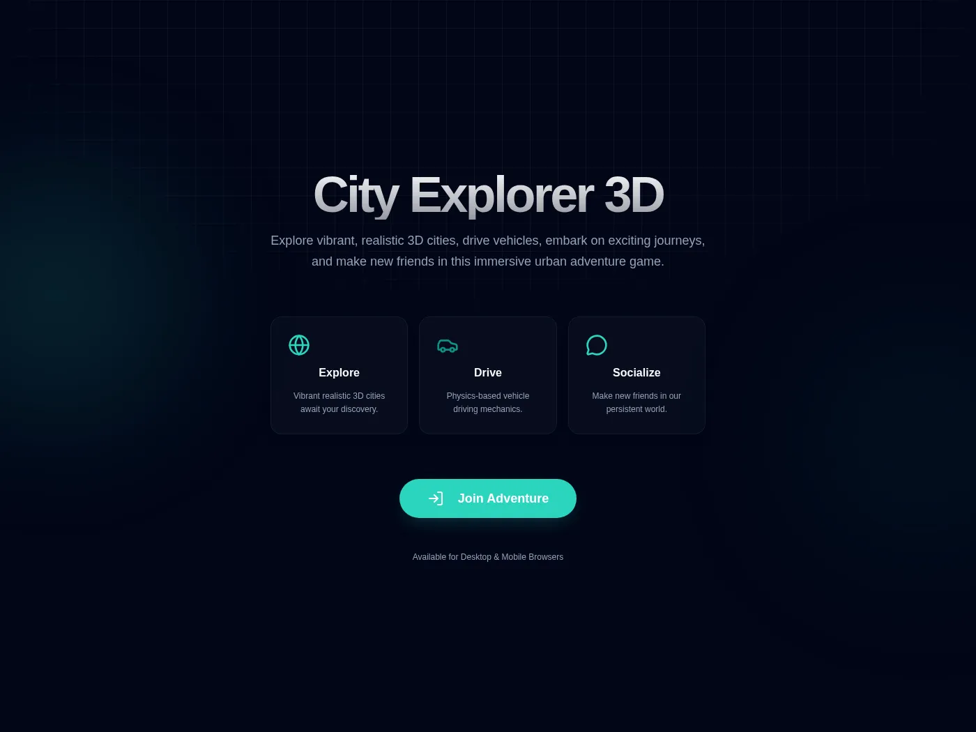 City Explorer 3D