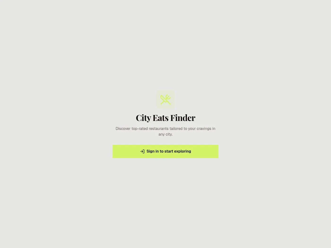 City Eats Finder