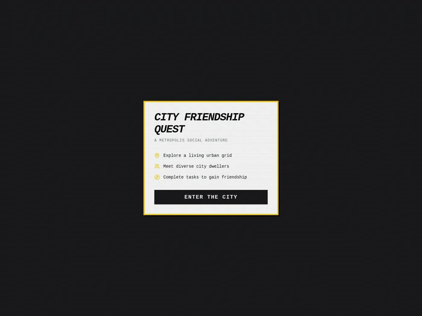 City Friendship Quest