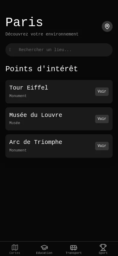 City Info Explorer