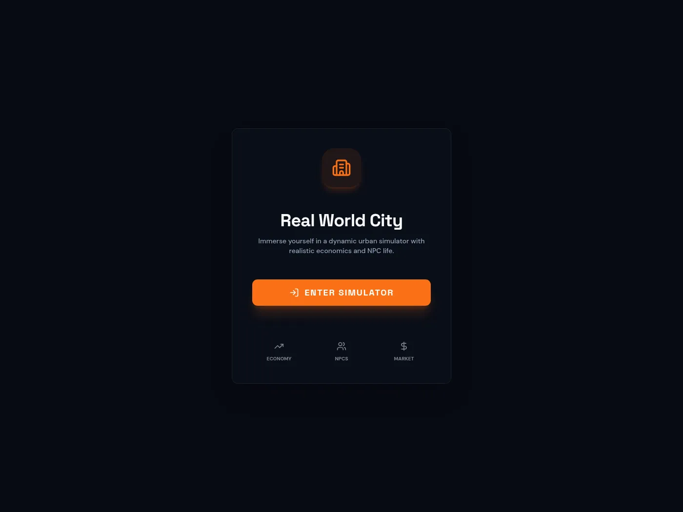 Real World City Sim