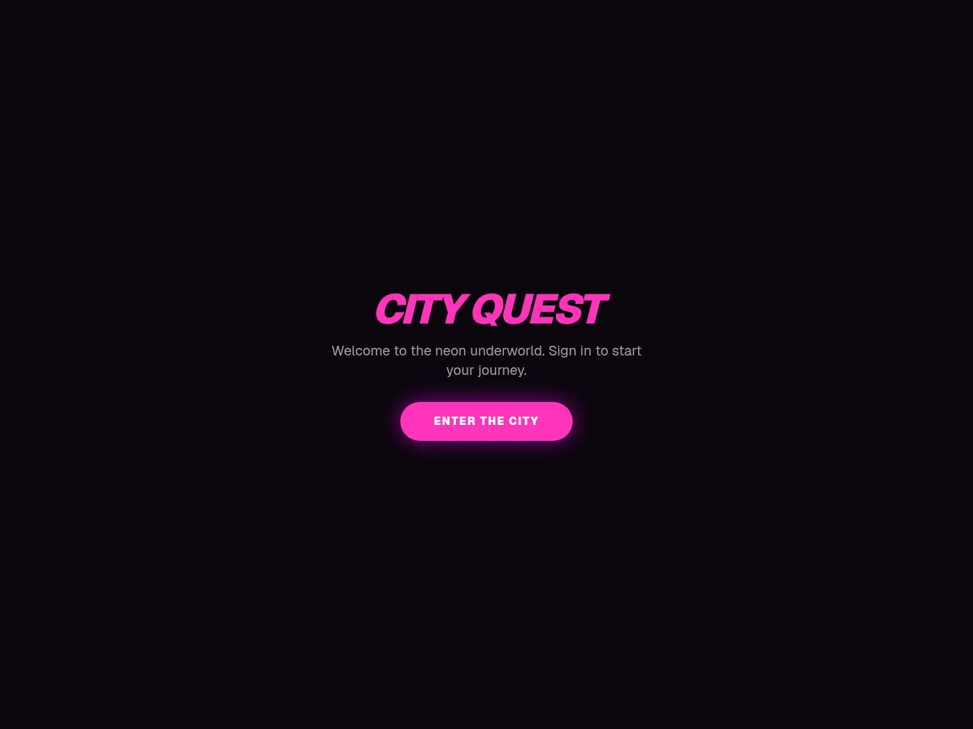 Open World City Quest