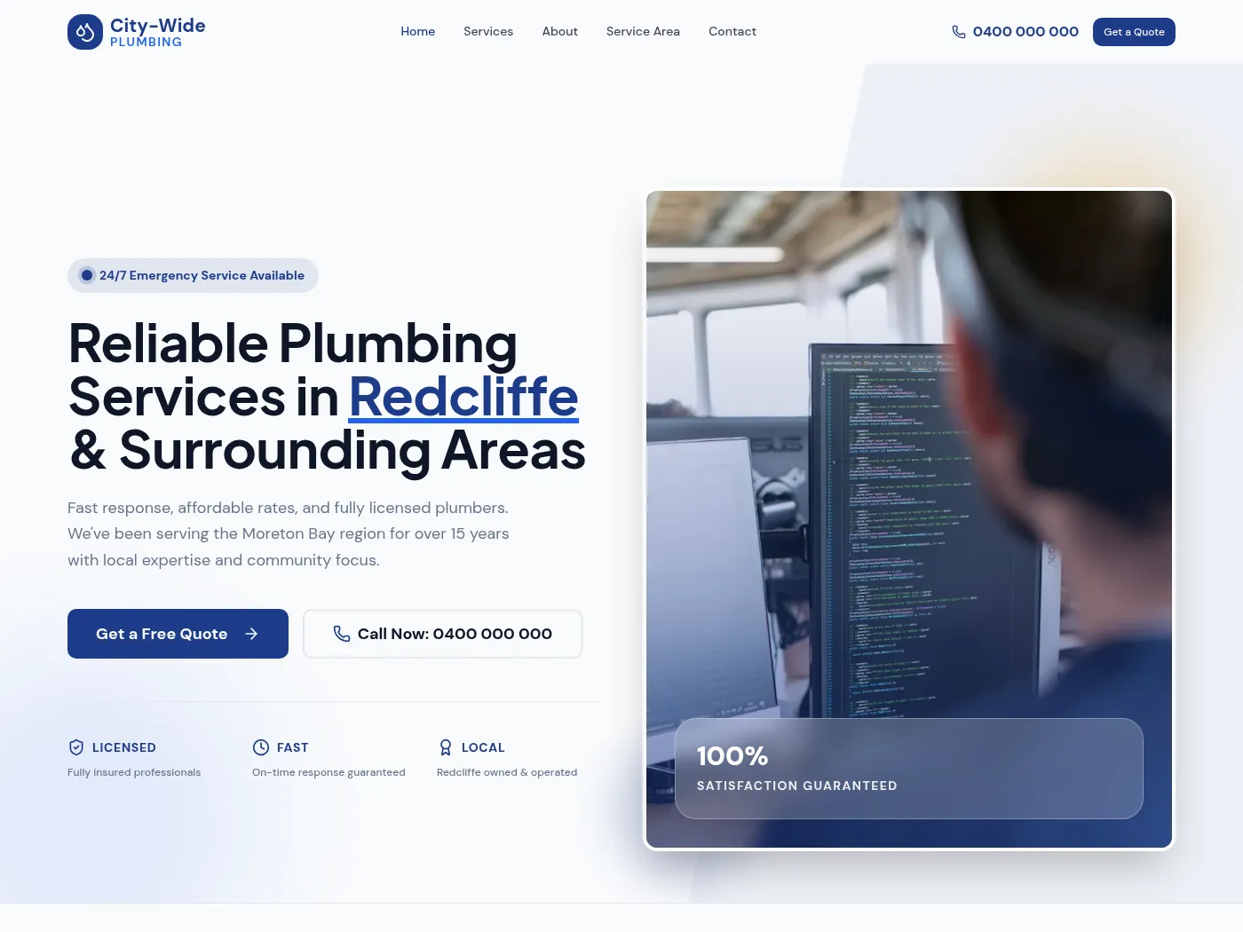 City-Wide Plumbing Website