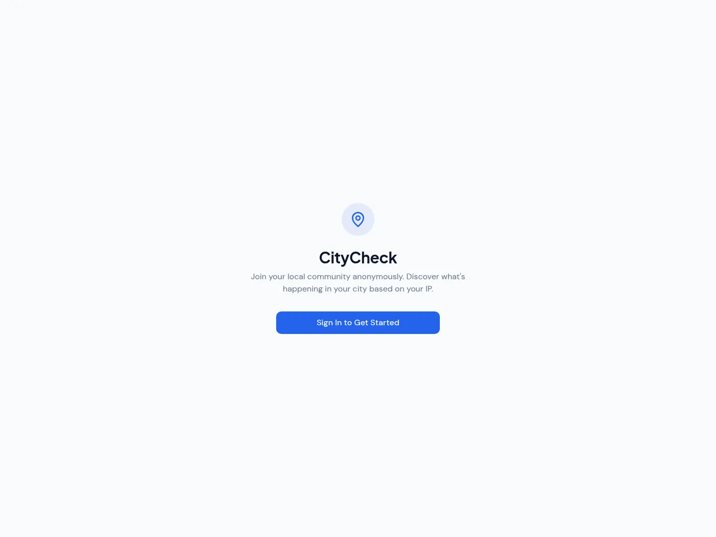 CityCheck Social Locator