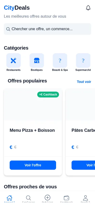 CityDeals Mobile