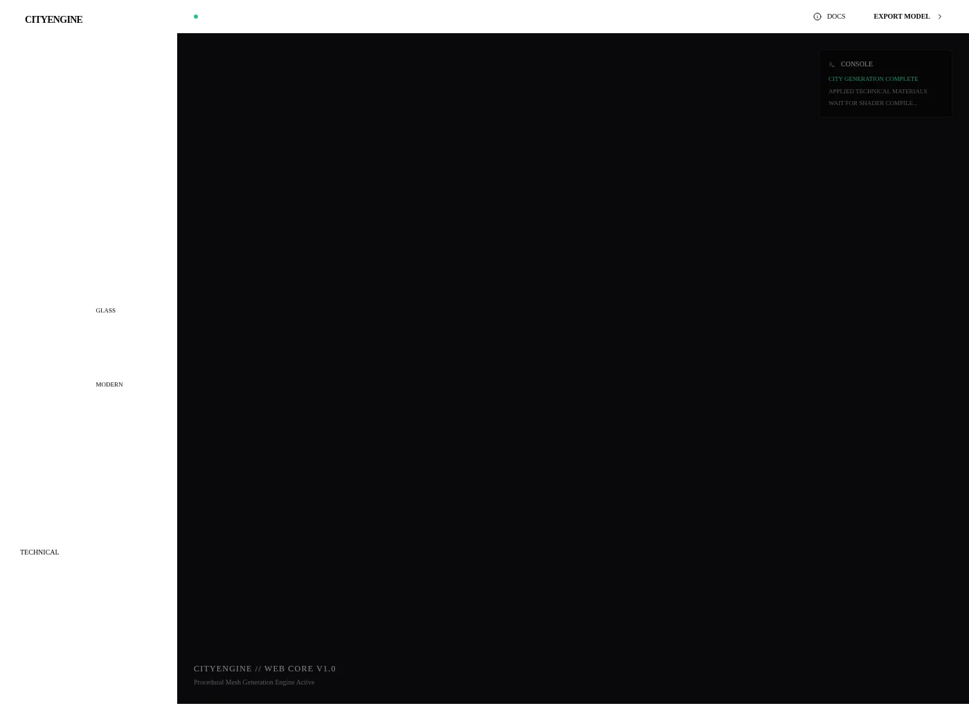 CityEngine Web Clone
