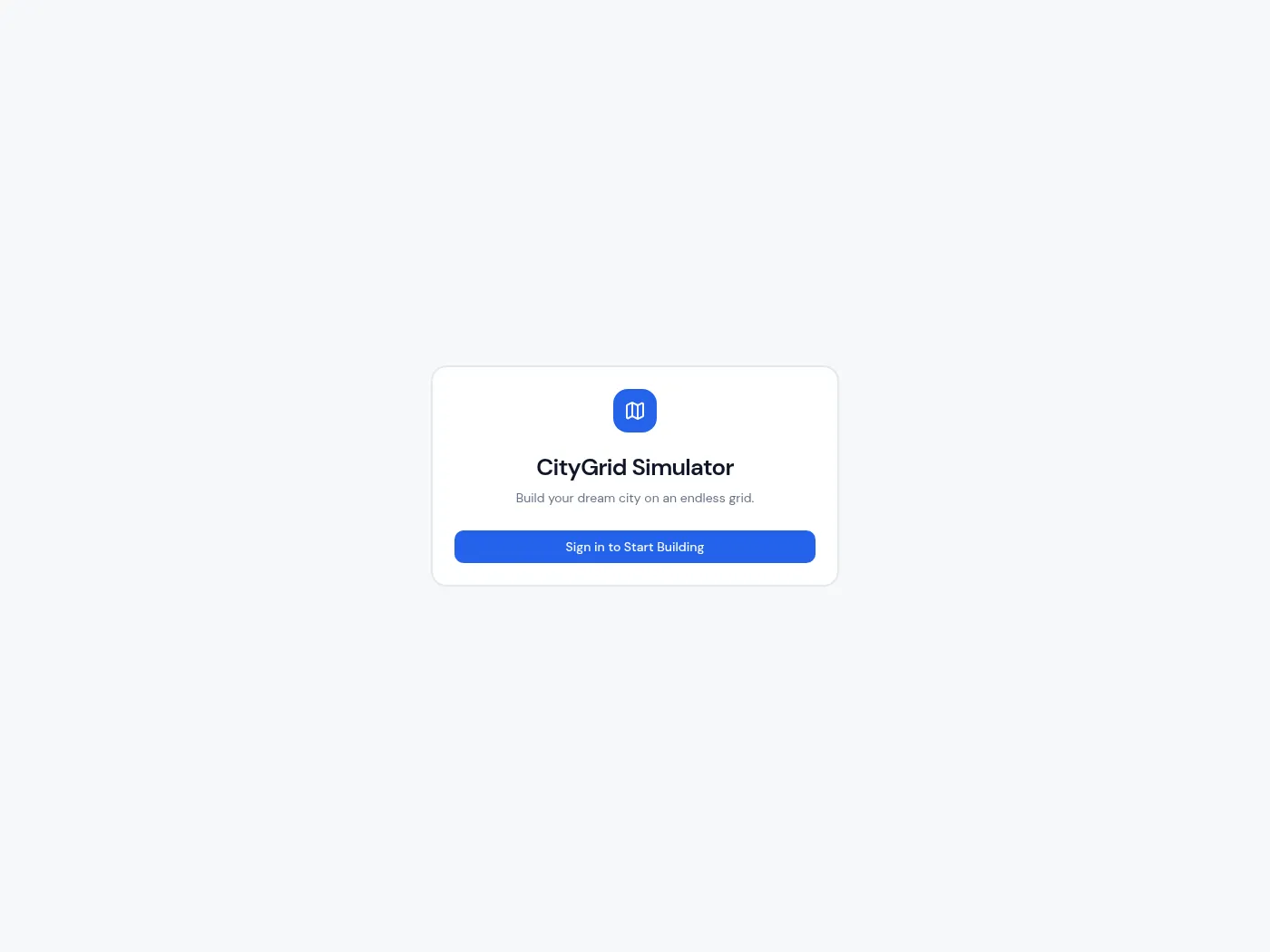 CityGrid Simulator
