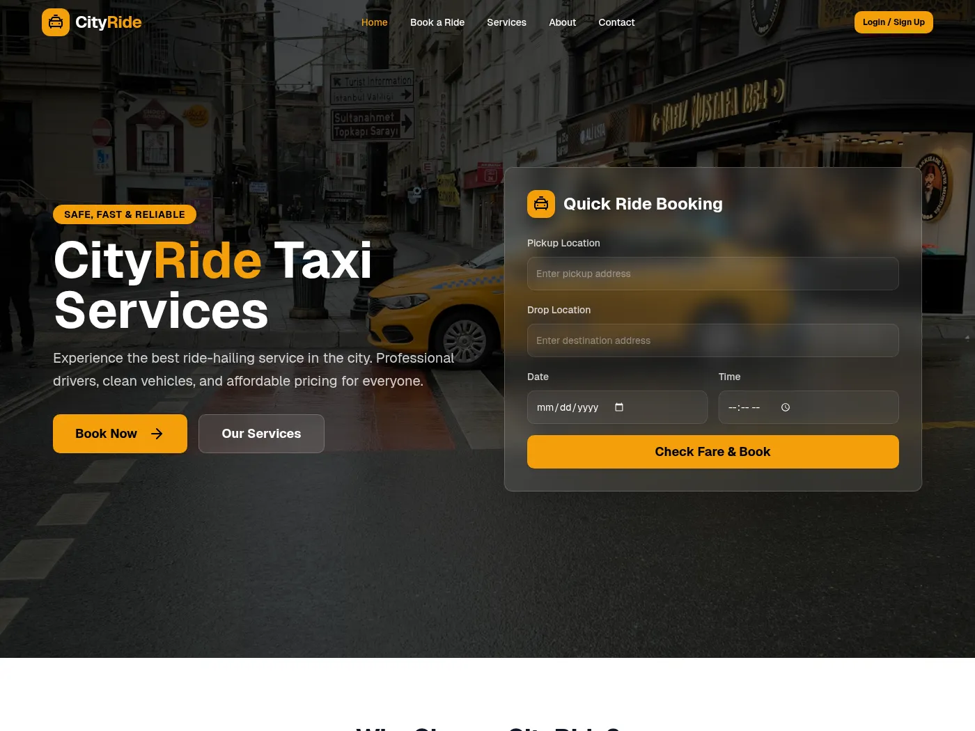 CityRide Portal