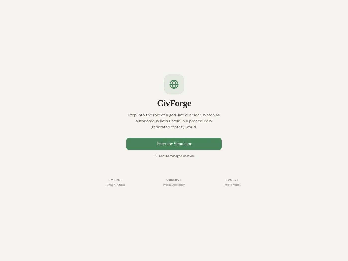 CivForge Fantasy Simulator