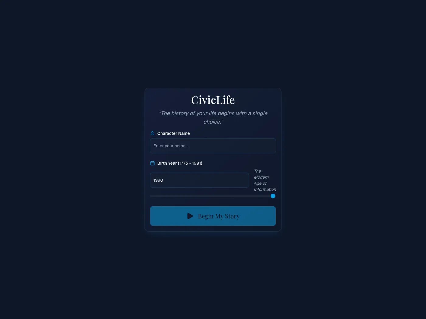 CivicLife Sim