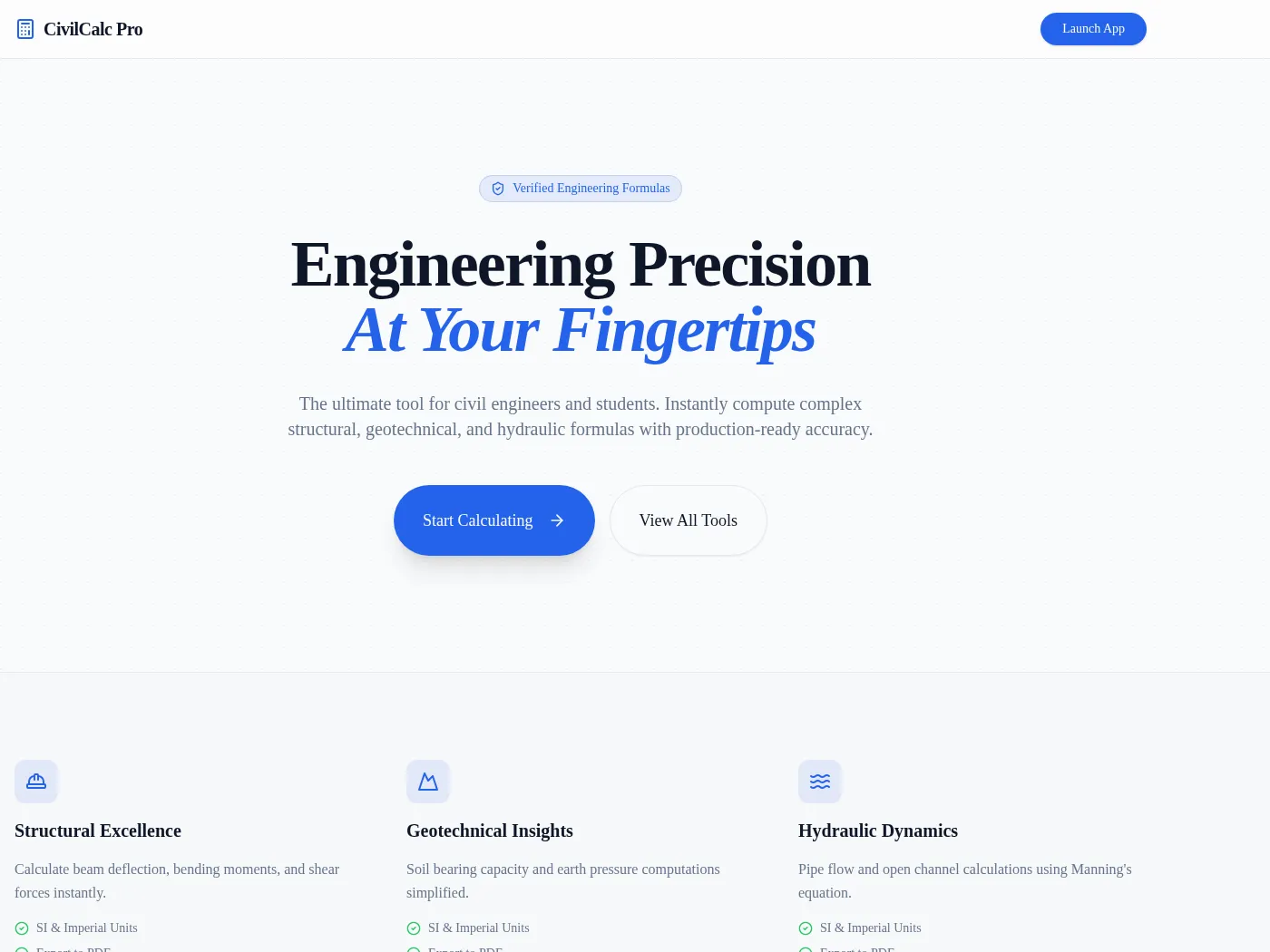 CivilCalc Pro