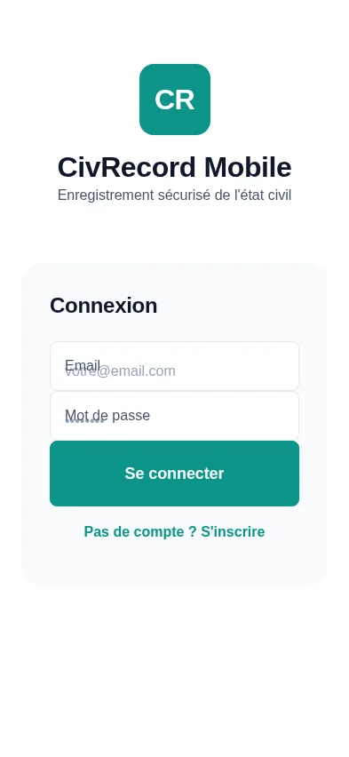 CivRecord Mobile