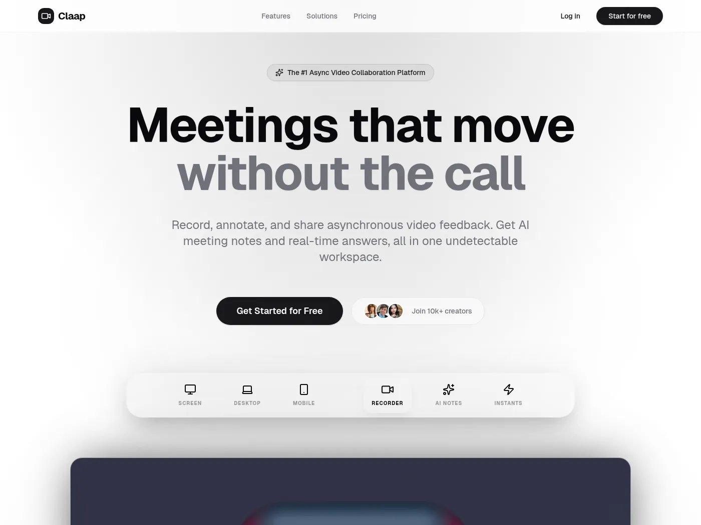 Claap Video Collaboration