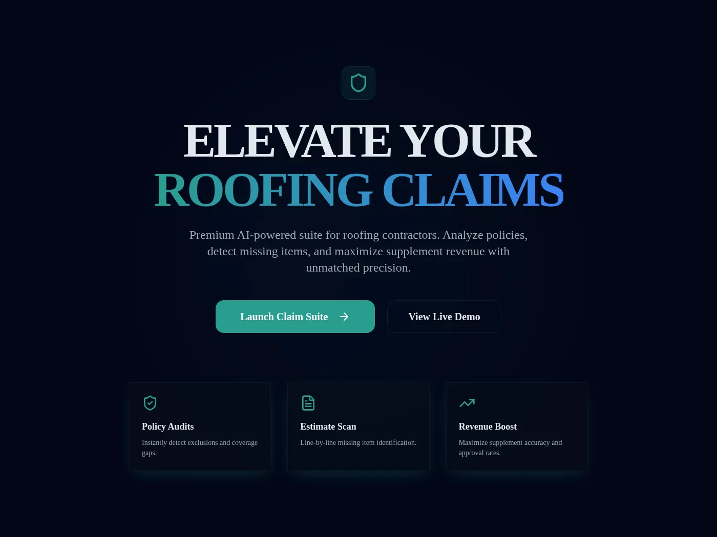 ClaimRoof AI Suite