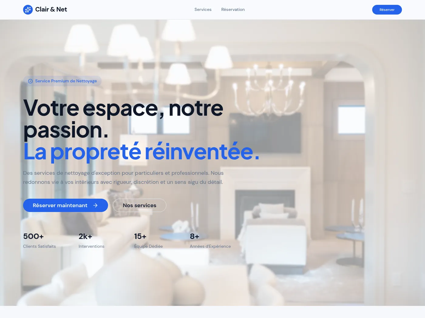 Clair & Net Site Vitrine
