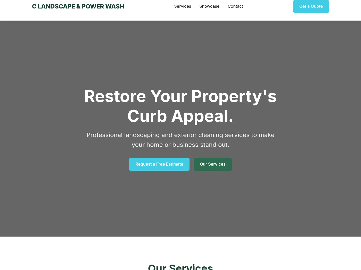 C Landscape Web Onepager