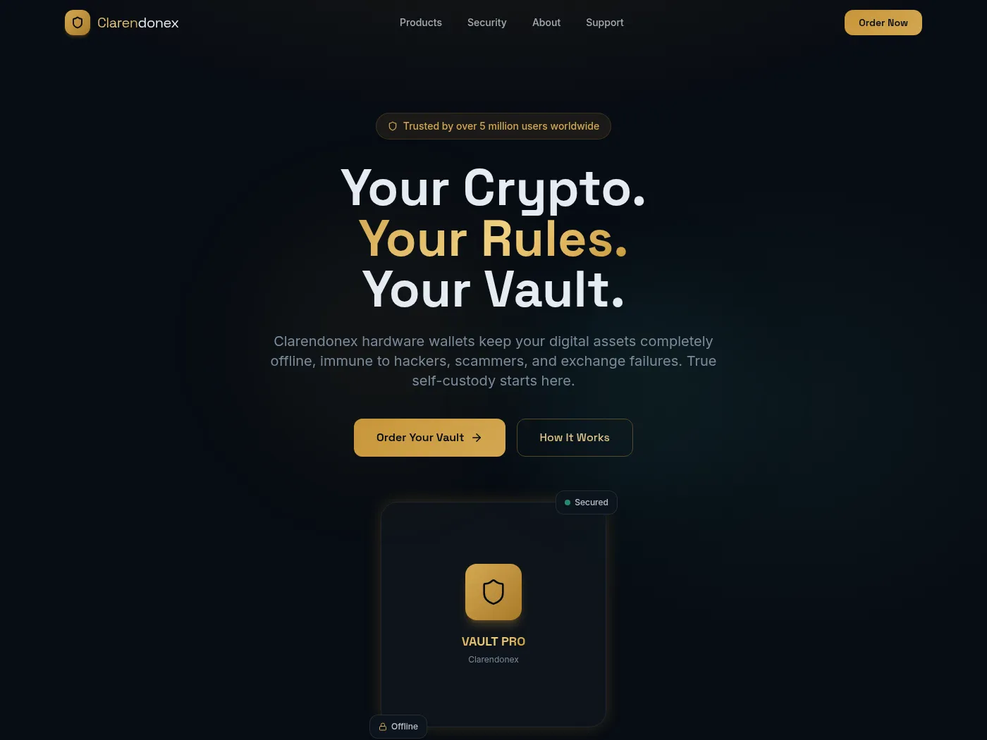 Clarendonex Crypto Wallet