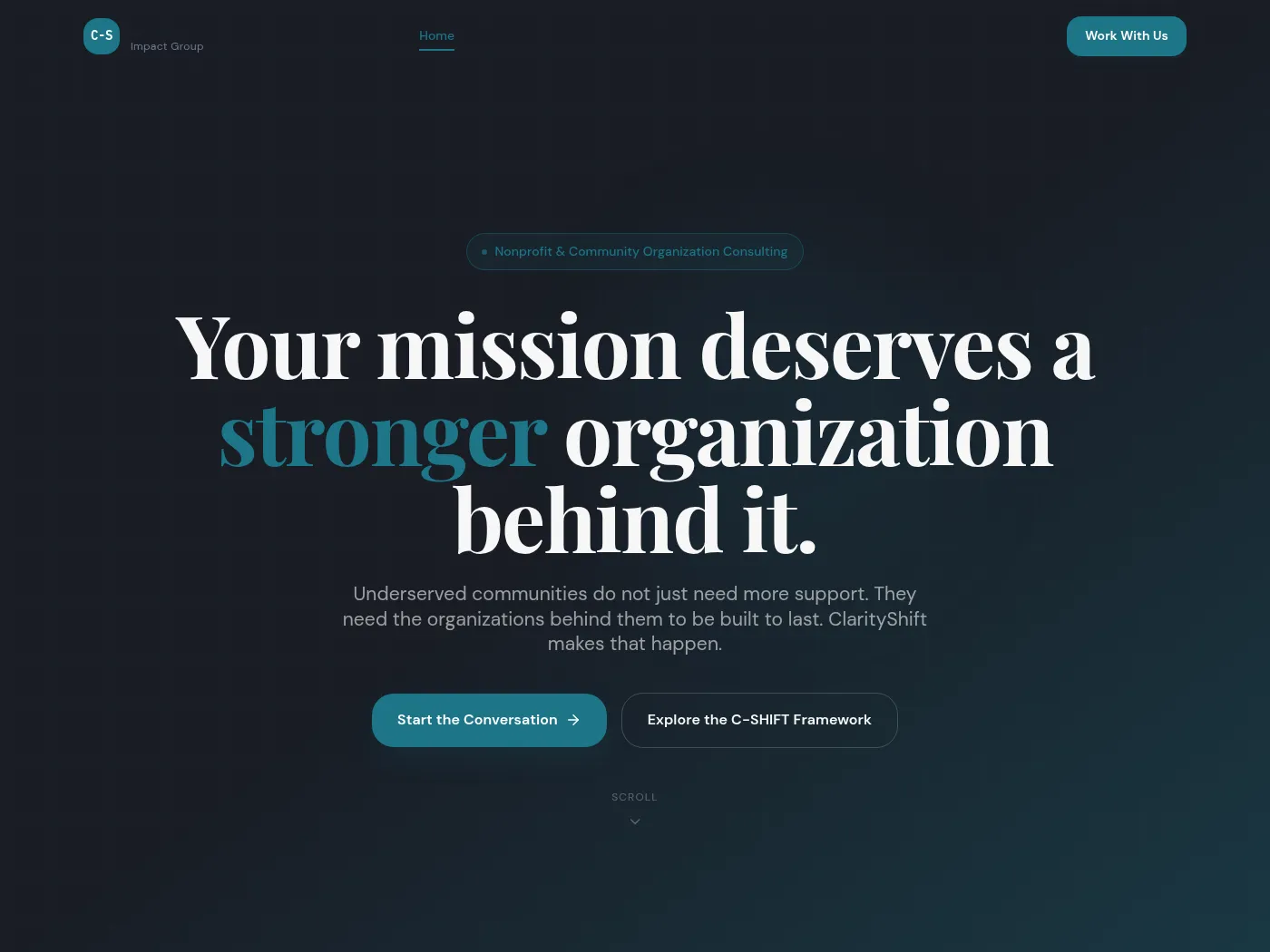 ClarityShift Web Presence