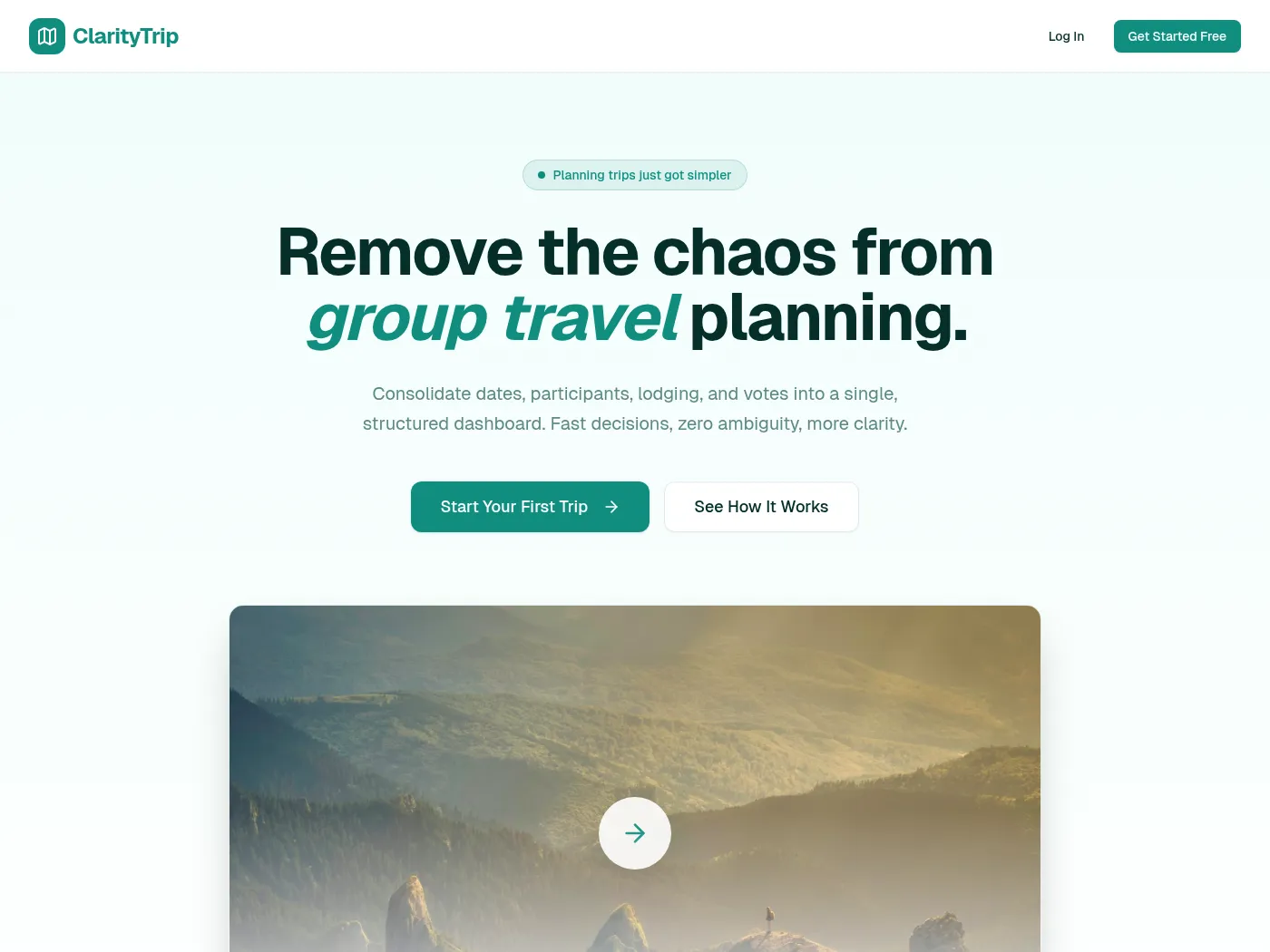 ClarityTrip Planner
