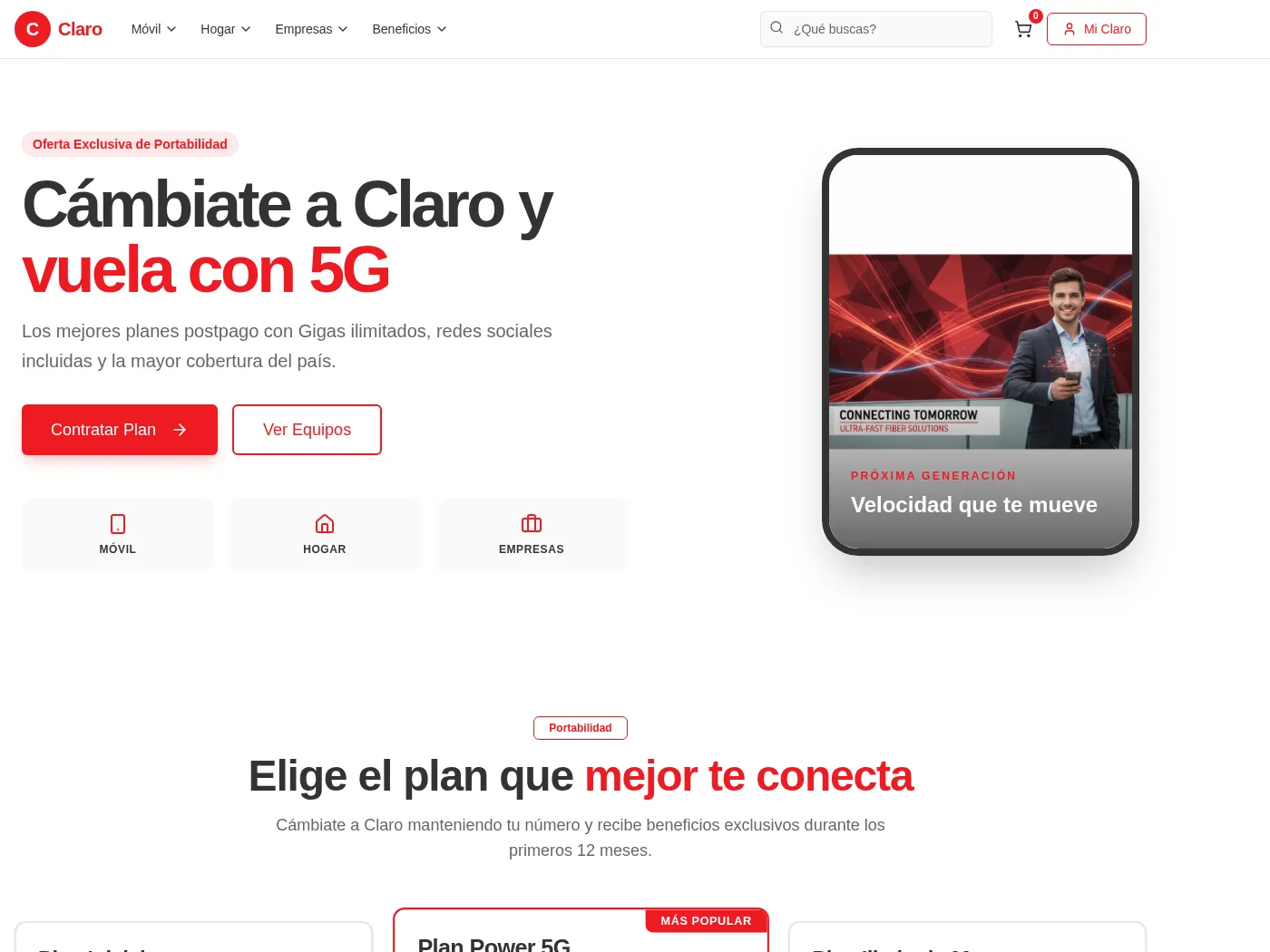 Claro Web Conversion Hub