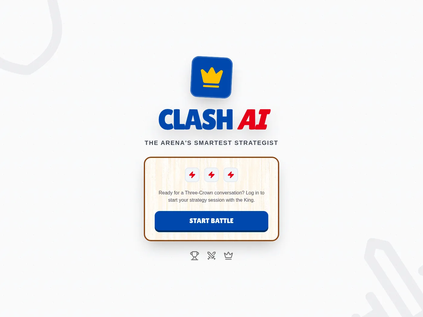 Clash Royale AI Buddy