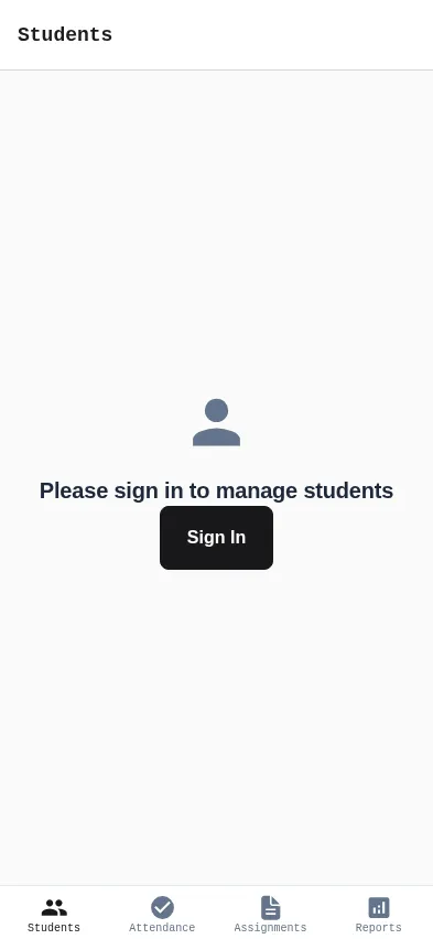 Class Attendance Tracker