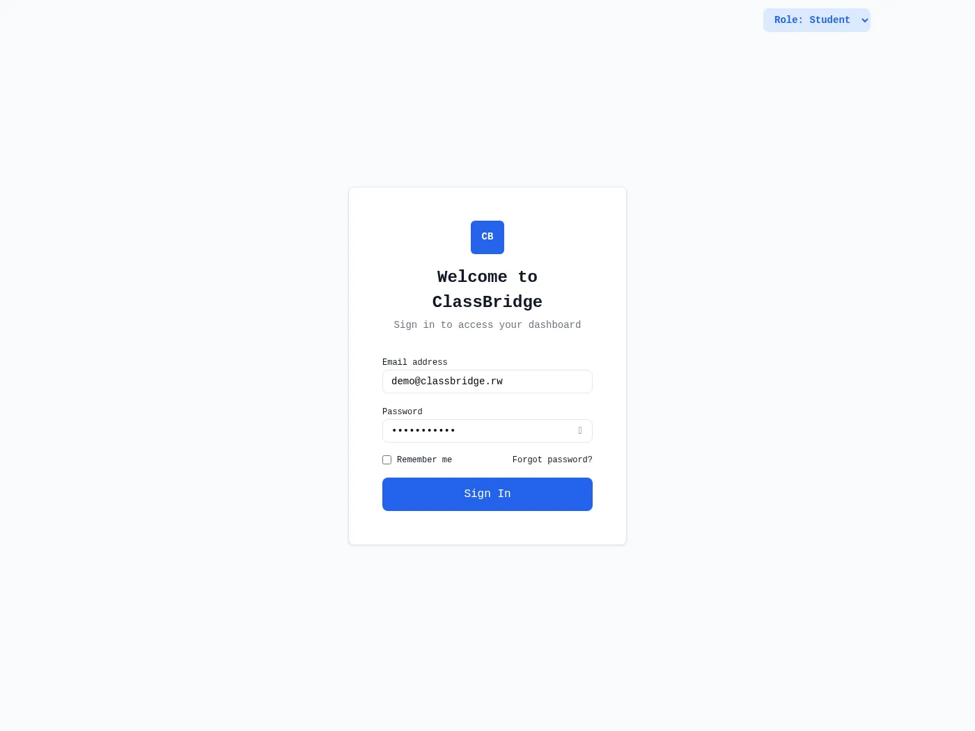 ClassBridge HTML Prototype