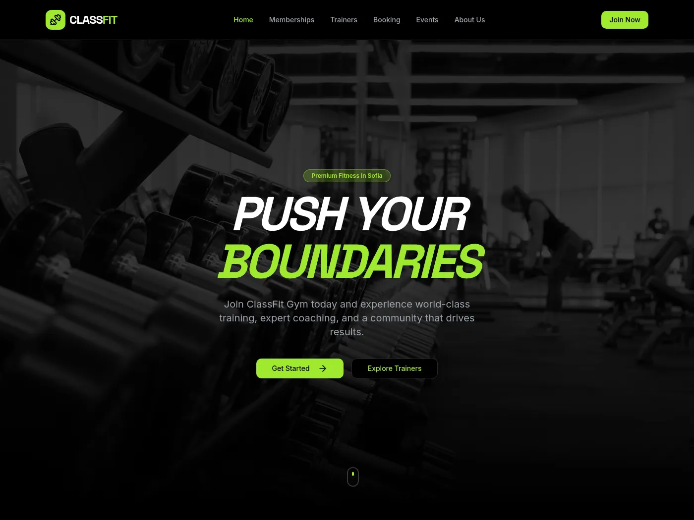 ClassFit Gym Platform