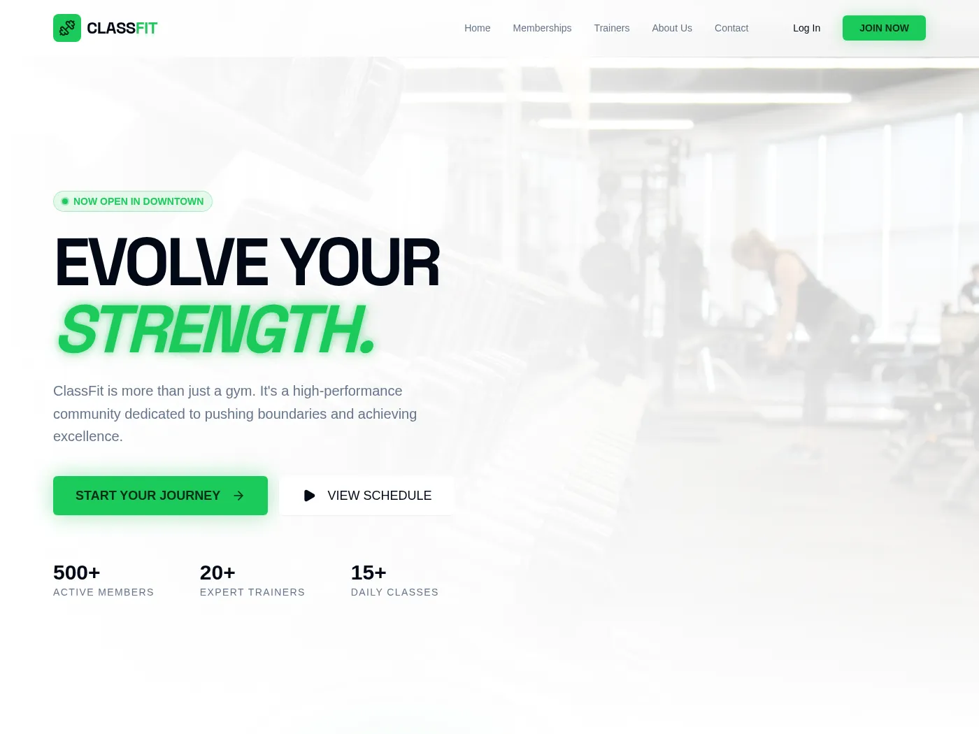 ClassFit Gym Portal