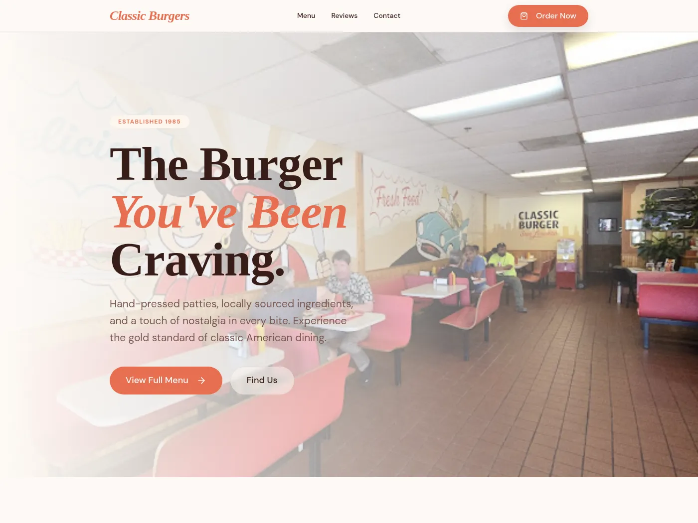 Classic Burgers Online
