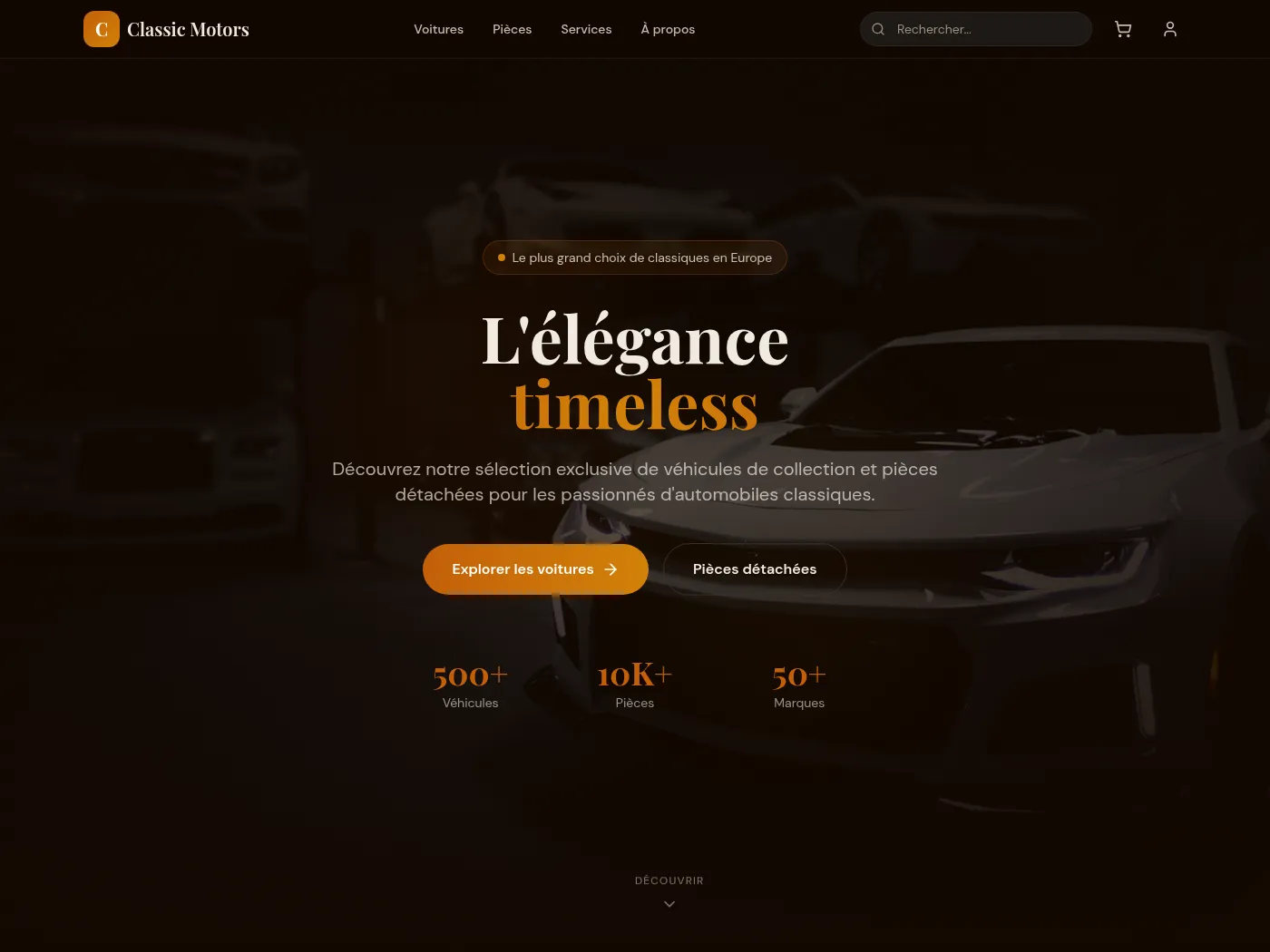 Classic Car Marketplace