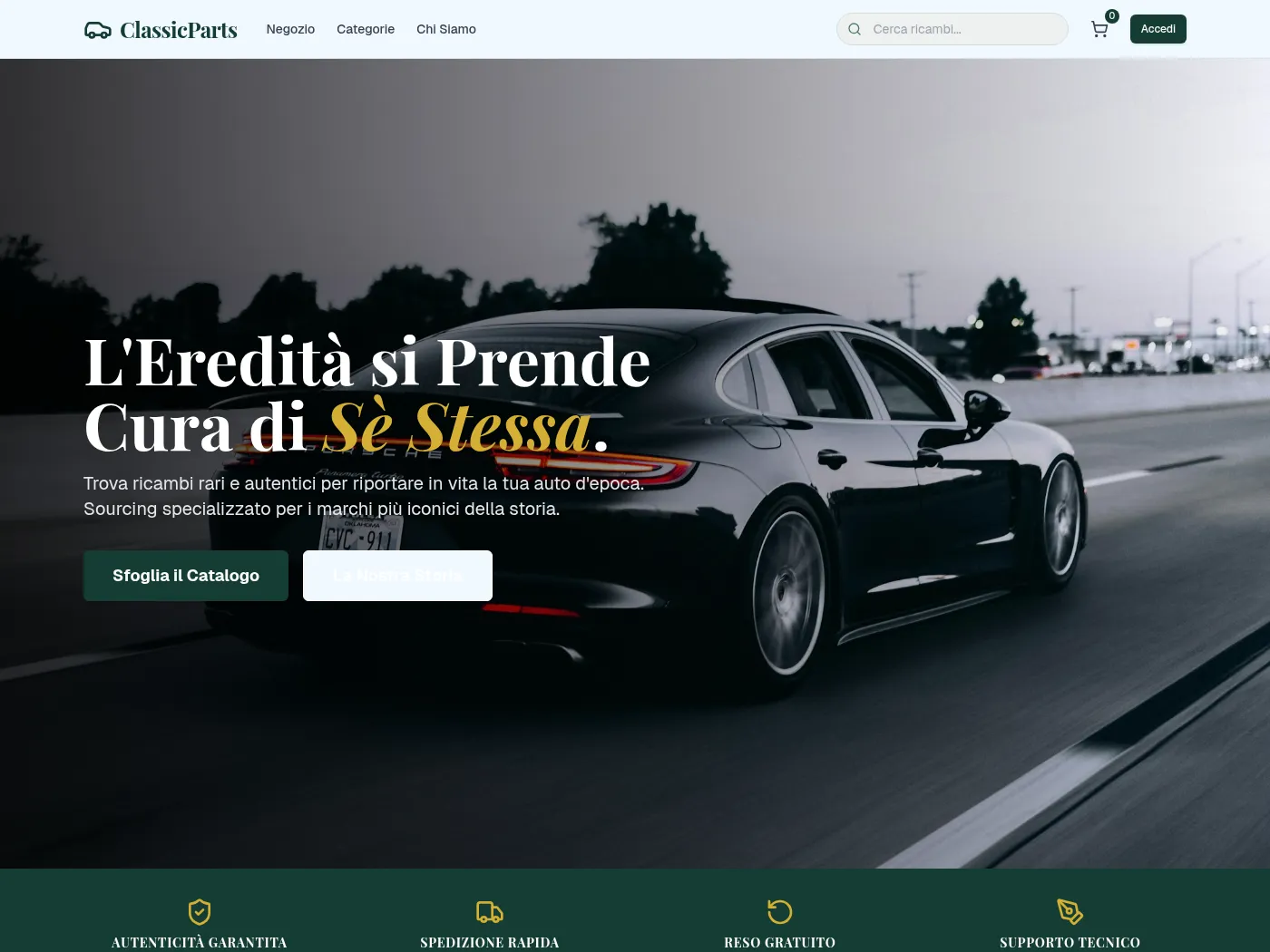 Classic Auto Parts Shop