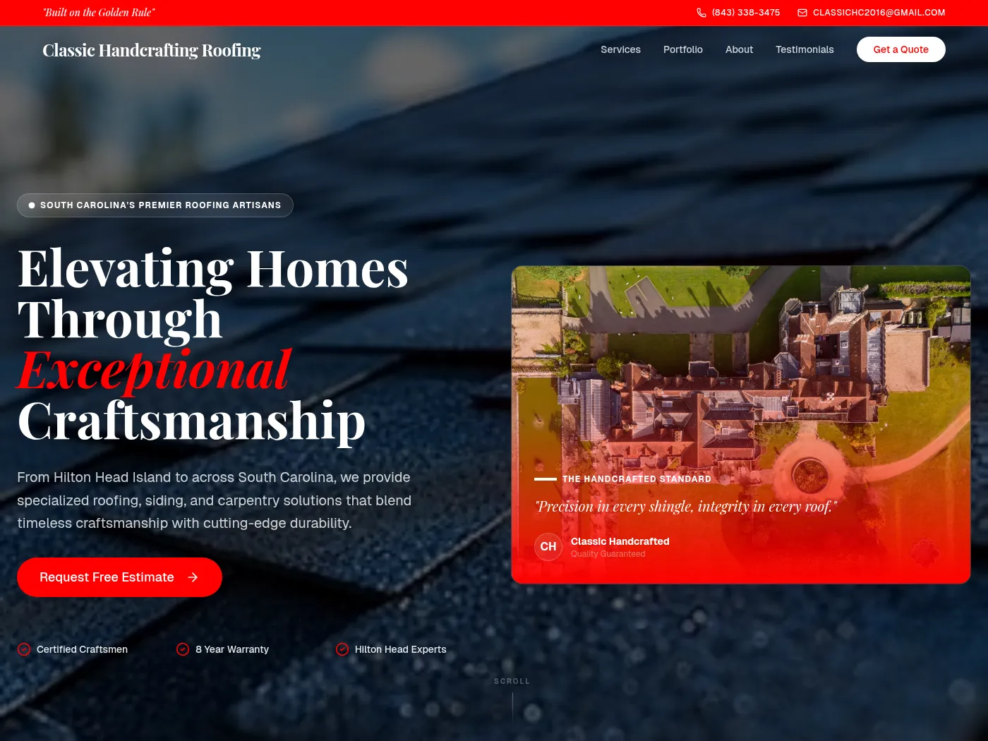 Classic Handcrafted Roofing