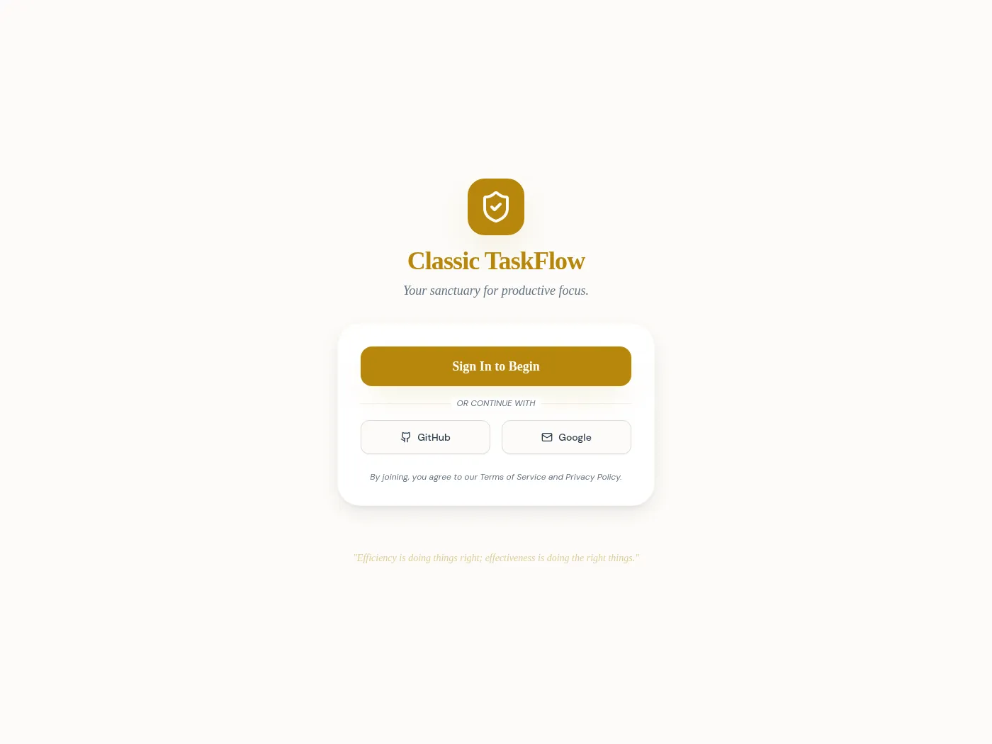 Classic TaskFlow