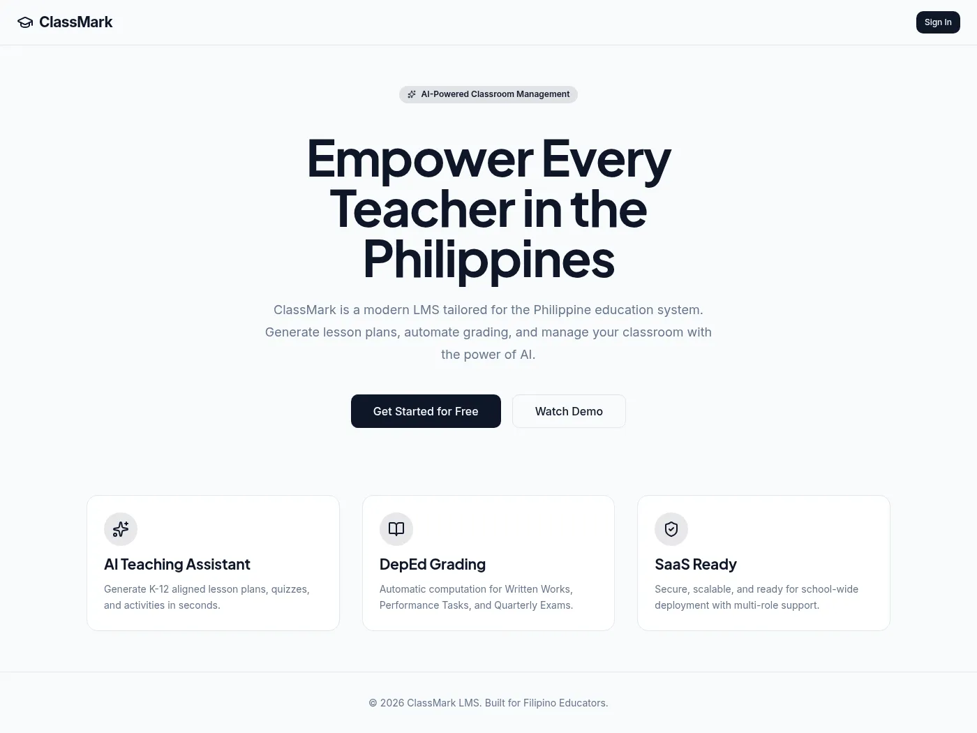 ClassMark LMS Suite