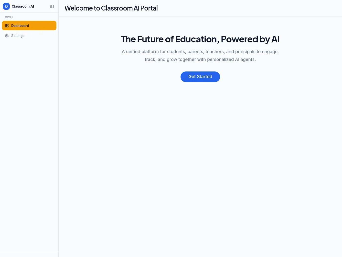 Classroom AI Portal