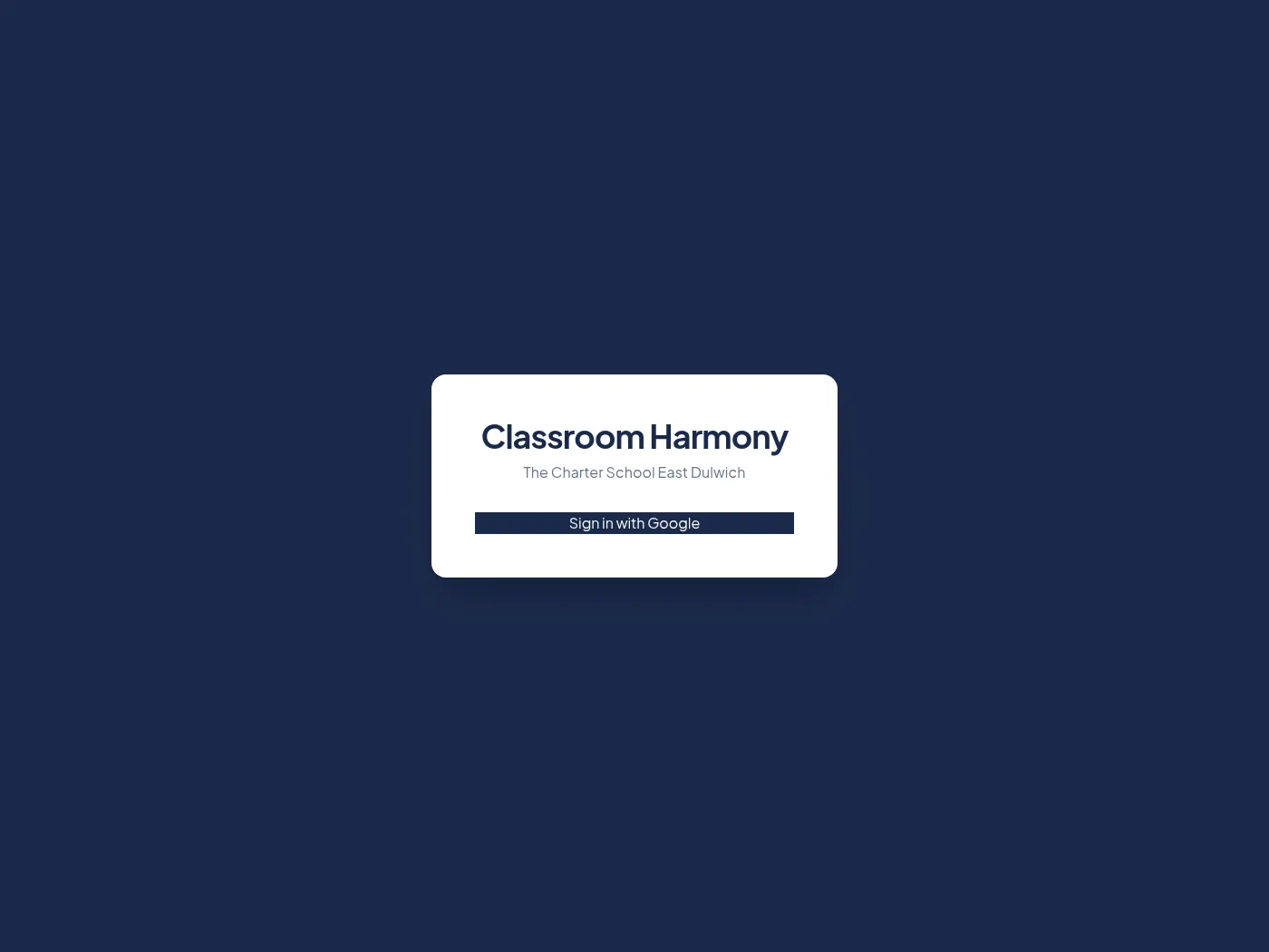Classroom Harmony Suite