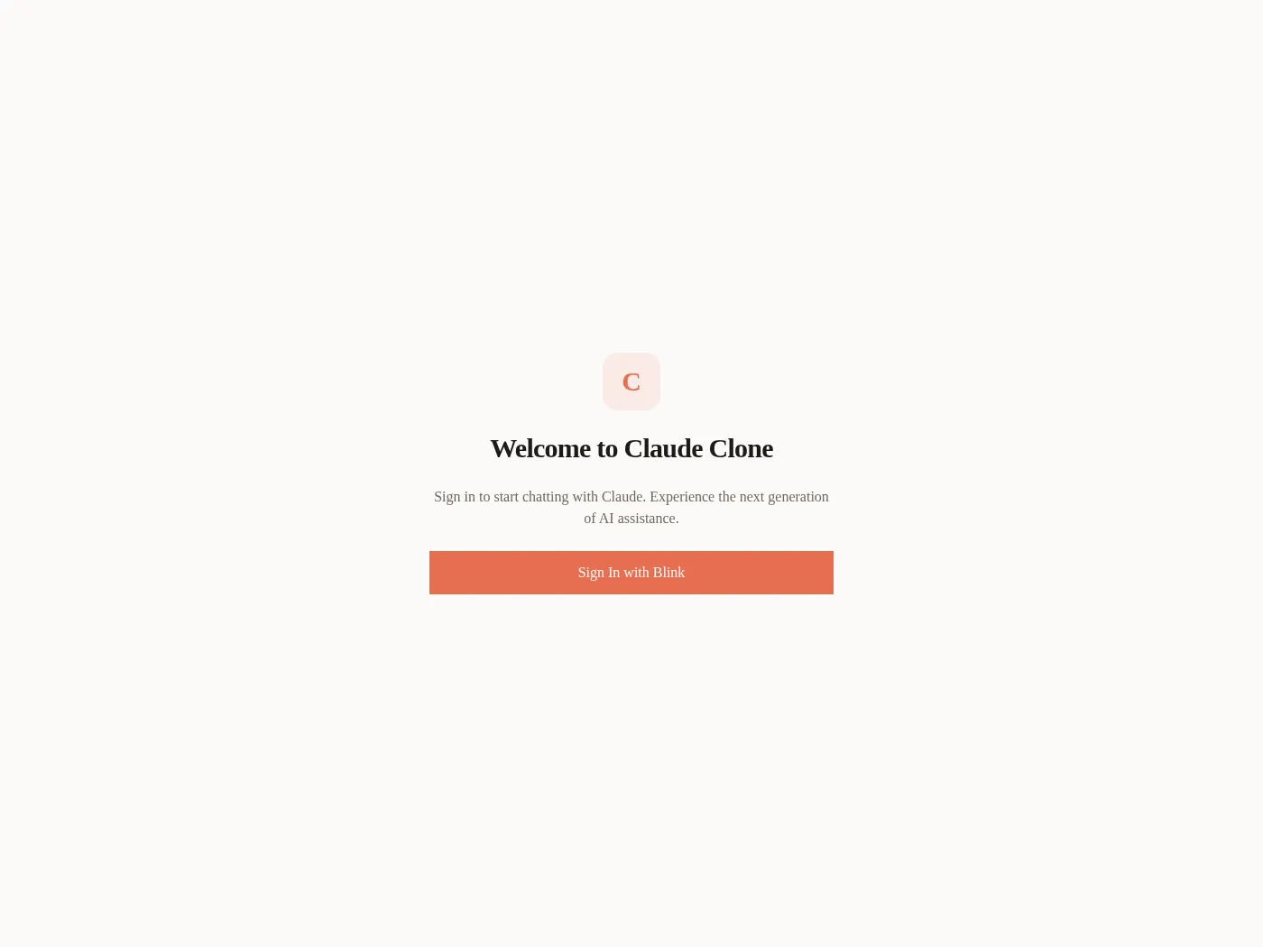 Claude AI Clone