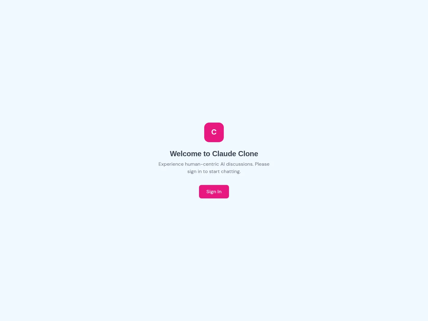 Claude AI Clone