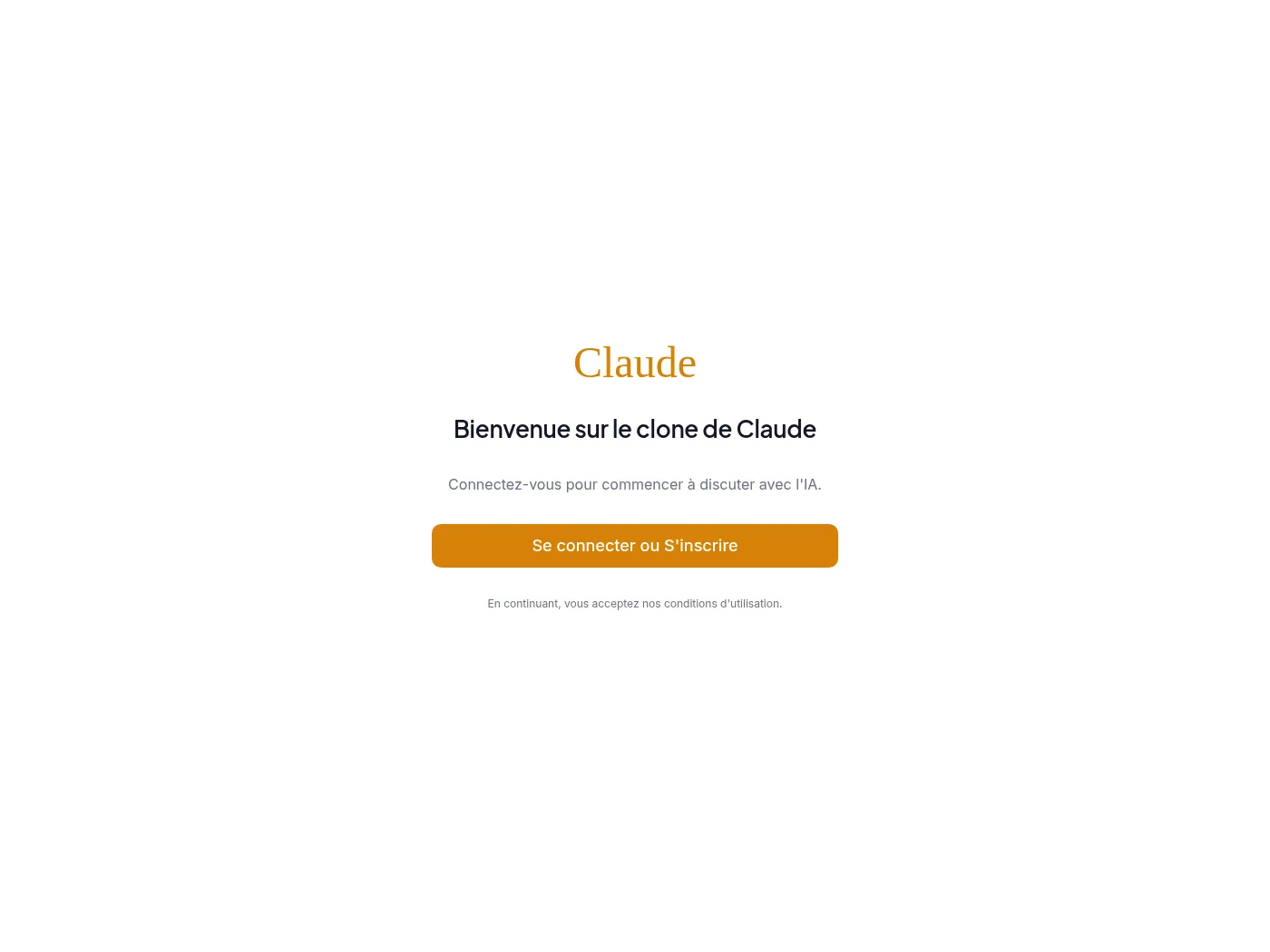 Claude AI Clone