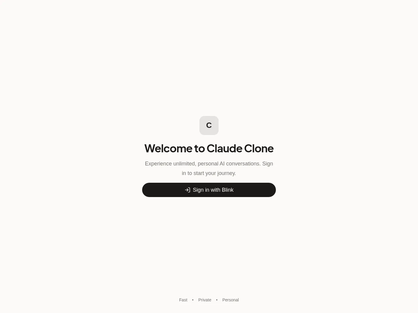 Claude AI Clone