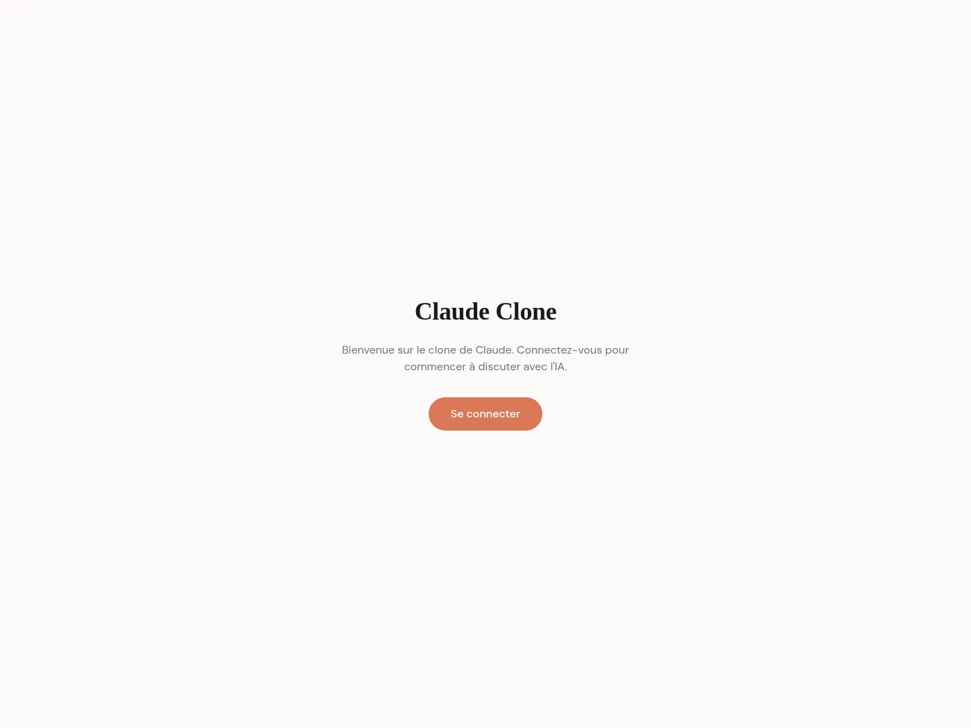 Claude AI Clone
