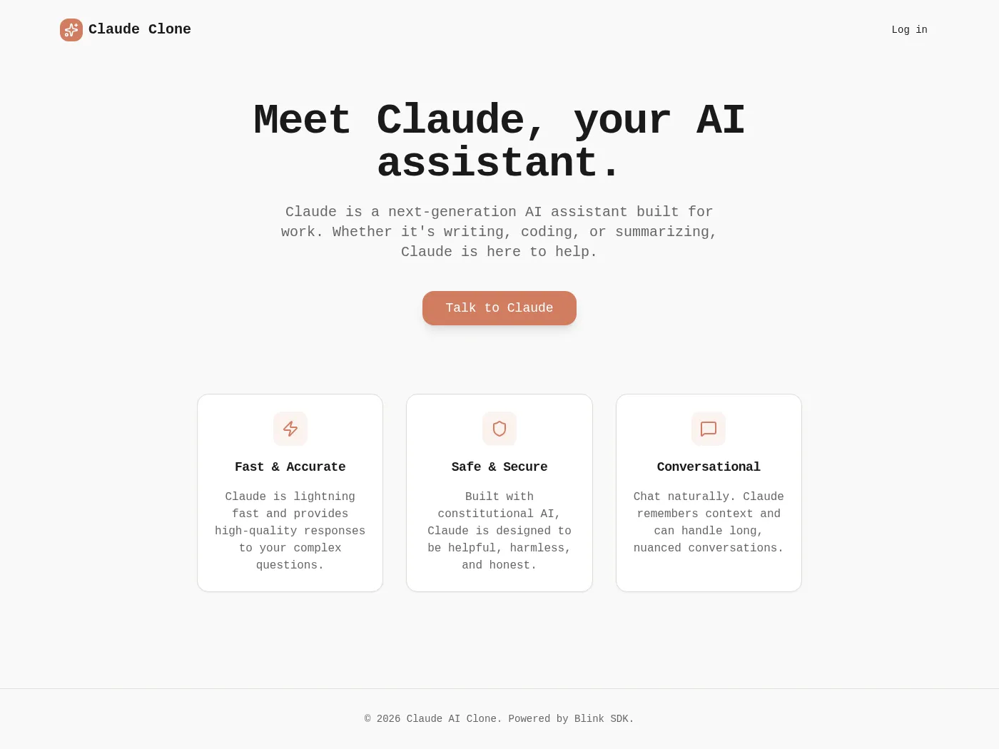 Claude AI Clone